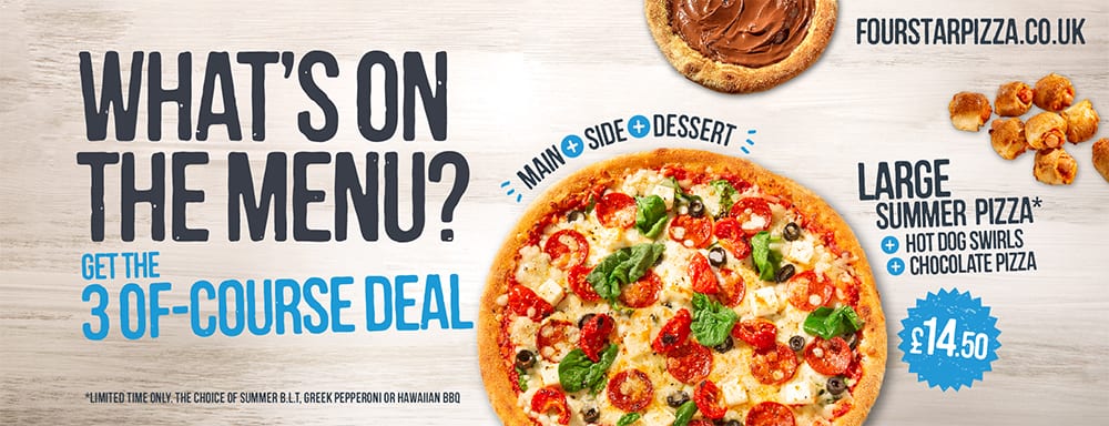 Four Star Pizza Northern Ireland, Pizza Delivery at its finest!